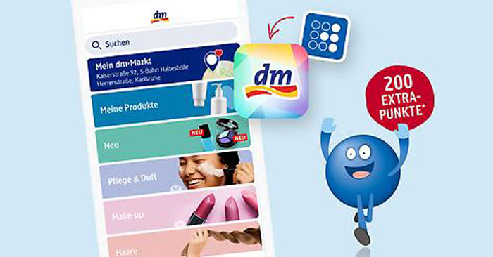 Payback dm Aktion: 2€ über dm-App bei Verknüpfung mit Payback