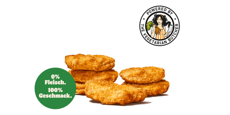 Gratis Plant-based Nuggets bei Burger King mit der MyBK App