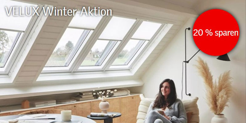20% Rabatt auf Velux Rollos (Verdunkelungsrollos, etc.)